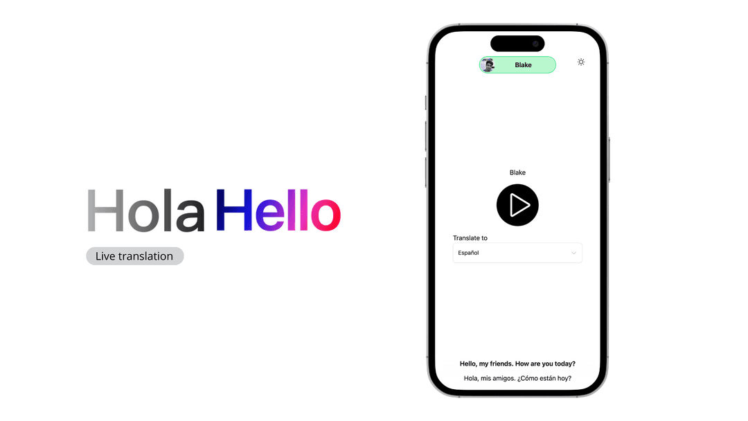 Air translate | ElevenLabs Showcase
