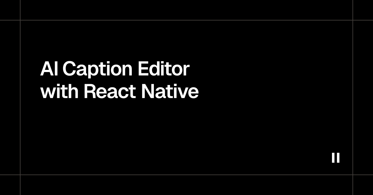 AI Caption Editor with React Native | ElevenLabs Showcase